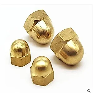 Dome Cap Nuts,Acorn Thread Hex Cap, 2-20pcs brass cap nut steel with black stainless steel Acorn Nuts M3 m4 m5 m6 m8 m10 m12 Cap Nut Acorn Dome Head Hex Nuts-m12 2pcs,stainless steel ( Color : Brass c