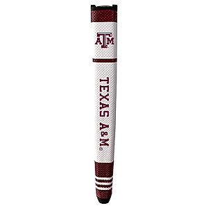 Team Golf NCAA TEXAS A AND M Golf Putter Grip Team Golf NCAA Golf Putter Grip (Multi Colored) with Removable Ball Marker, Durable Wide Grip & Easy to Control