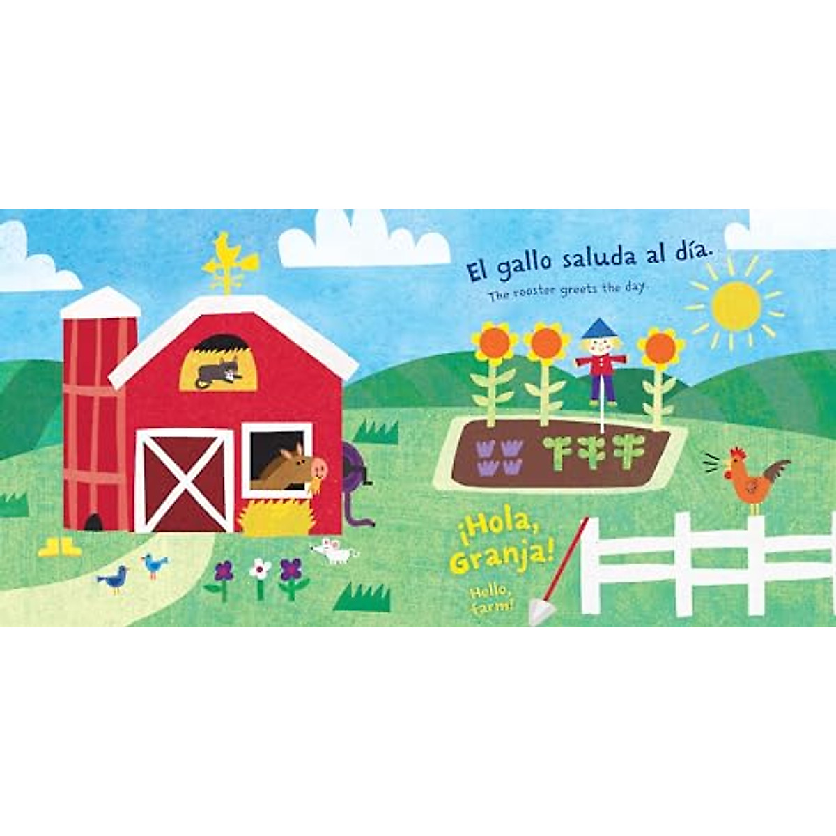 Indestructibles: ¡Hola, granja! / Hello, Farm!: Chew Proof · Rip Proof · Nontoxic · 100% Washable (Book for Babies, Newborn Books, Safe to Chew) (Spanish Edition)