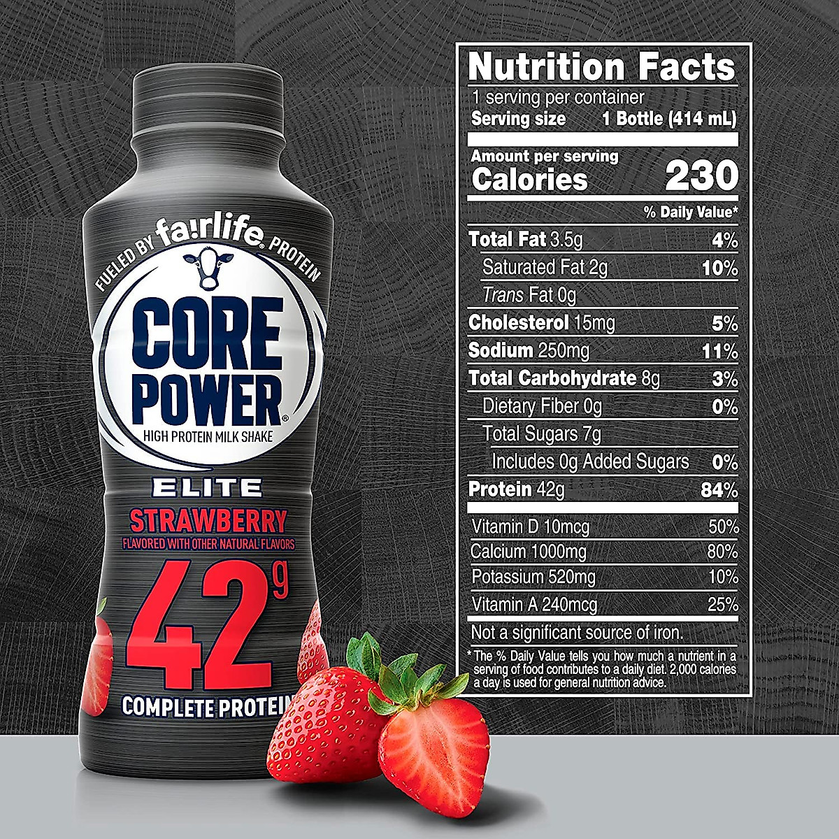 Veher Fairlife Core Power Elite 42g High Protein Milk Shakes Variety Pack - Ready to Drink for Workout Recovery, 14 Fl Oz (6 - Pack), Liquid