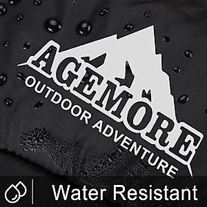 AGEMORE 0 Degree Double Sleeping Bag for Adults,Cotton Flannel Lined 2 Person Cold Weather Queen Size Sleeping Bag, Double Wide Warm Sleeping Bag for Family Winter Camping Or RV Traveling