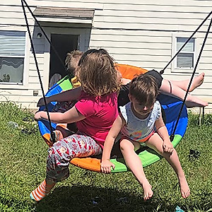 40 Inch Tree Swing Saucer Swing Tree Saucer Swings for Kids Outdoor Swing Round Swing Seat