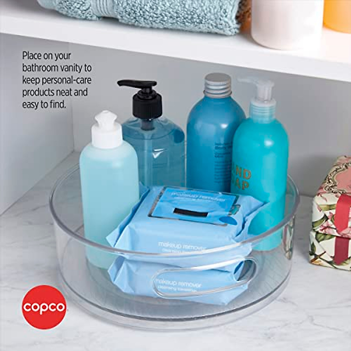 Copco Rotating Storage Turntable, 10 Inch, Clear