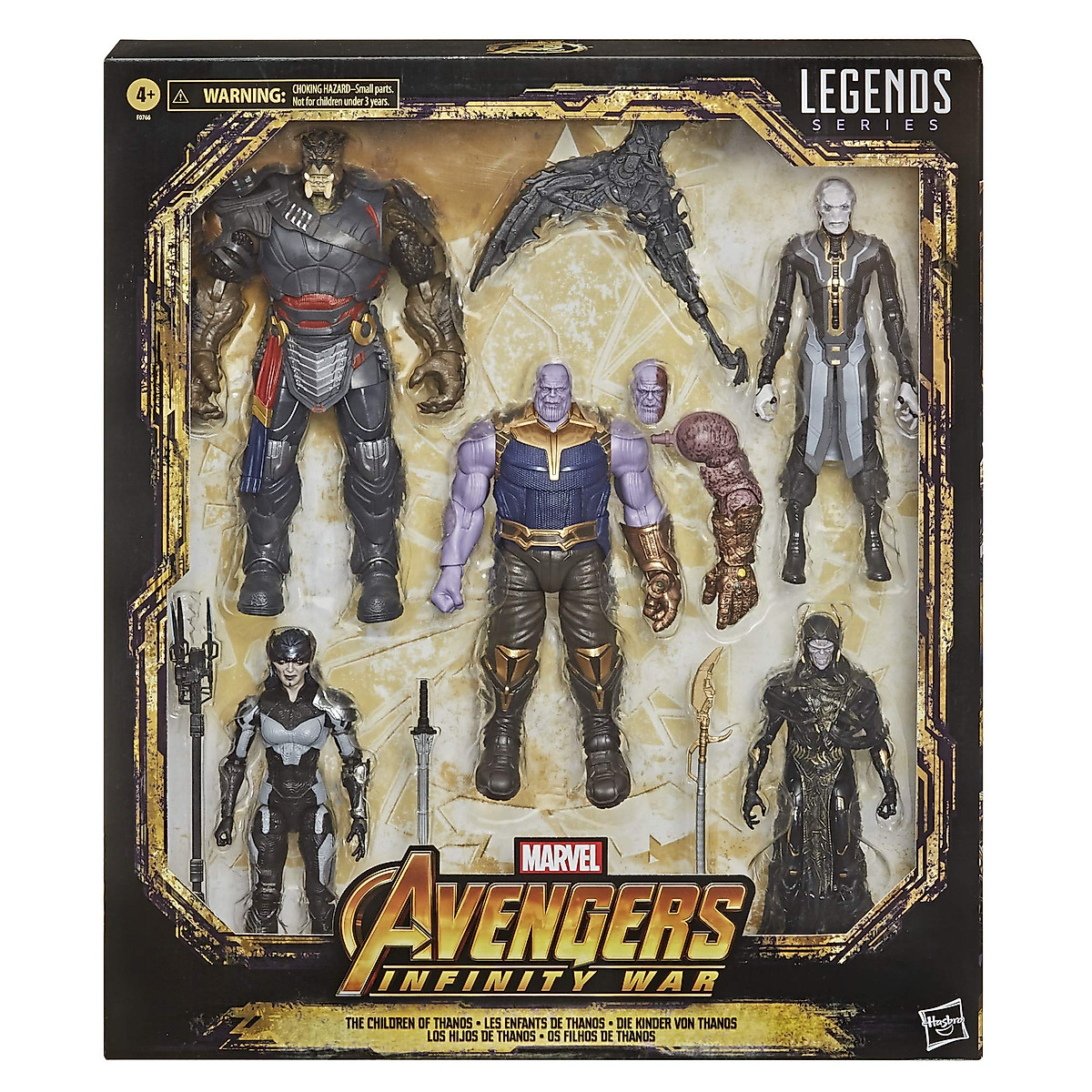 Marvel Legends Series Toys 6-Inch Collectible Action Figure 5-Pack The Children of Thanos, 5 Figures, Premium Design
