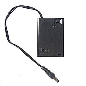 Multiple Models,USB Female Socket/DC 5.5 x 2.1 mm Plug 8 AA - 12 Volt / 6 AA - 9 V / 4 AA - 6 V / 3 AA - 4.5 V /2AA - 3 V Battery Charger Case Holder,with On Off Switch (DC-3AA-4.5V)