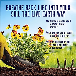 Live Earth Products' Humate Soil Conditioner - 50 lb Bag