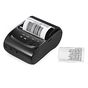 BUZHI Wireless Printer for iPhone, POS-5802DD Mini Portable Wireless USB Thermal Printer Receipt Ticket POS Printing for iOS Android Windows