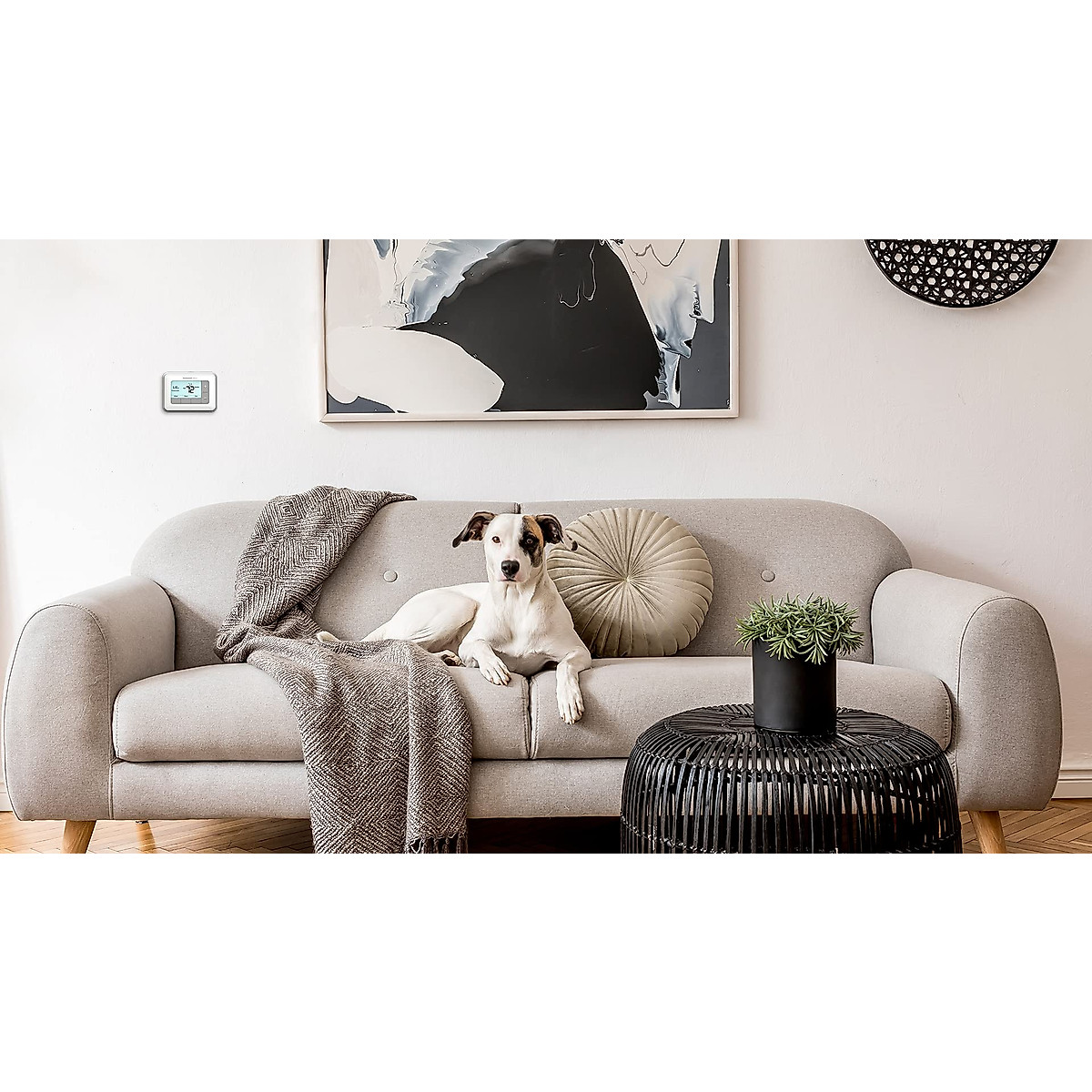 Honeywell Home RTH7560E 7-Day Flexible Programmable Thermostat-Extra-Large Backlit Display, White