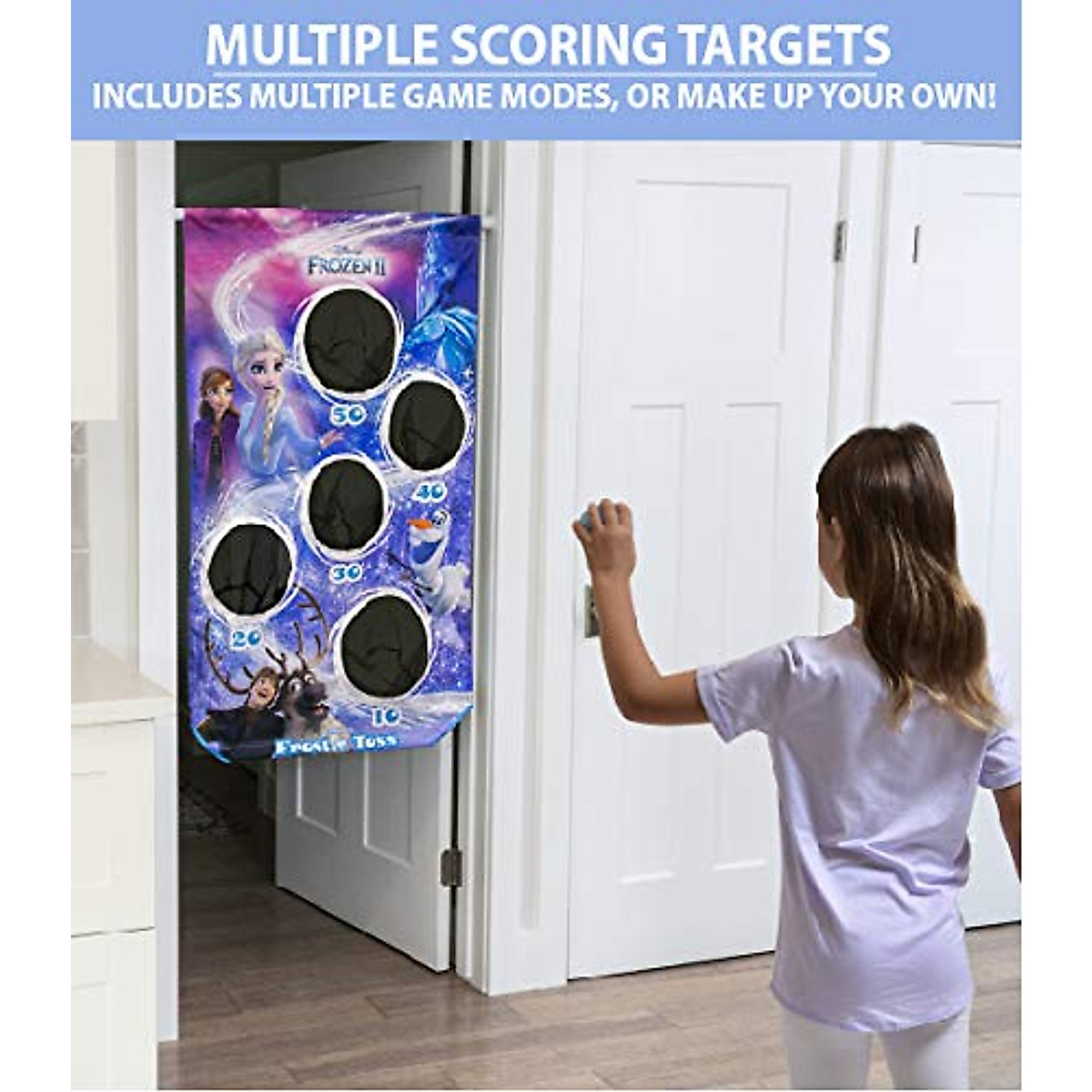 GoSports Disney Pixar Indoor Toss Games – Family Fun for Kids and Adults - Choose Frozen 2, Finding Nemo, Cars, Toy Story and More