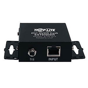 Tripp Lite DVI over Cat5 / Cat6 Extender, Extended Range Video Transmitter and Receiver 1920x1080 at 60Hz(B140-101X),Black