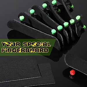 100 Pcs Fingerboard Foam Grip Tape Black Fingerboard Grip Tape 110 mm x 36 mm Fingerboard Deck Grip Tape Fingerboard Stickers Skateboard Foam Grip Tape for Fingerboards