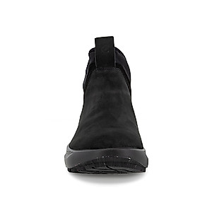 ECCO Women's Solice Gore-TEX Waterproof Chelsea Boot, Black Nubuck, 10-10.5