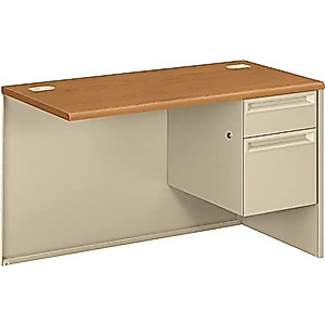 Hon 38215Rcl 38000 Series Flush Return, Right, 48W X 24D X 29-1/2H, Harvest/Putty