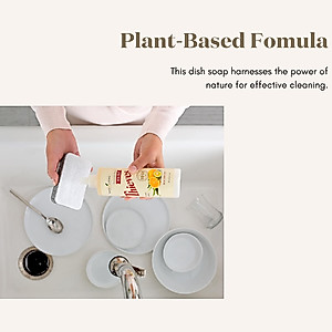 Young Living Thieves Essential Oil Infused Dish, 12fl.oz Bottles, Gentle on Hands, and has a Fresh, Citrus Scent, Soap Dispenser, Bathroom Accessories