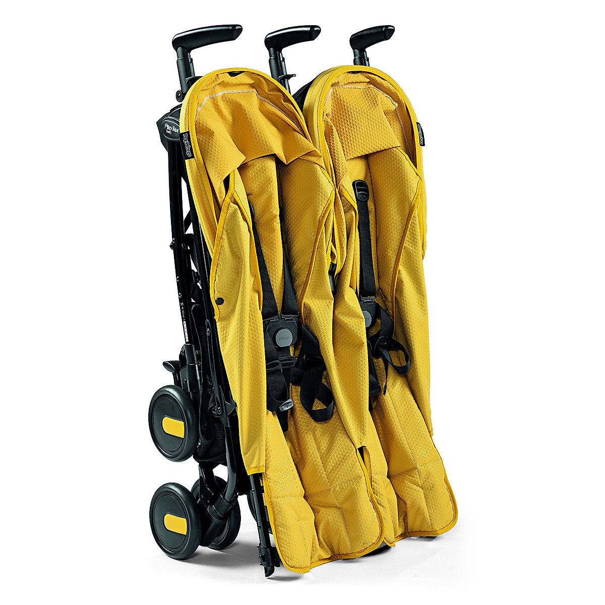 Peg Perego Pliko Mini Twin Baby Stroller, Mod Yelow