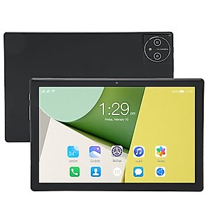 Pomya 10.1 Inch FHD IPS Tablet, 5G WiFi Tablet for Android12, 8GB RAM 256GB ROM, Support Fast Charging, 4G Network Octa Core Calling Tablet with 8MP 16MP Camera for Daily Use