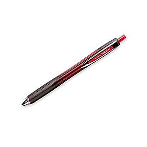 uni-ball RT Retractable Roller Ball Pens, Fine Point, Red Ink, Pack of 12