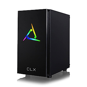 CLX Set VR-Ready Gaming Desktop - Liquid Cooled AMD Ryzen 7 5800X 3.8GHz 8-Core Processor, 16GB DDR4 Memory, GeForce RTX 3060 Ti 8GB GDDR6 Graphics, 480GB SSD, 2TB HDD, WiFi, Windows 11 Home 64-bit