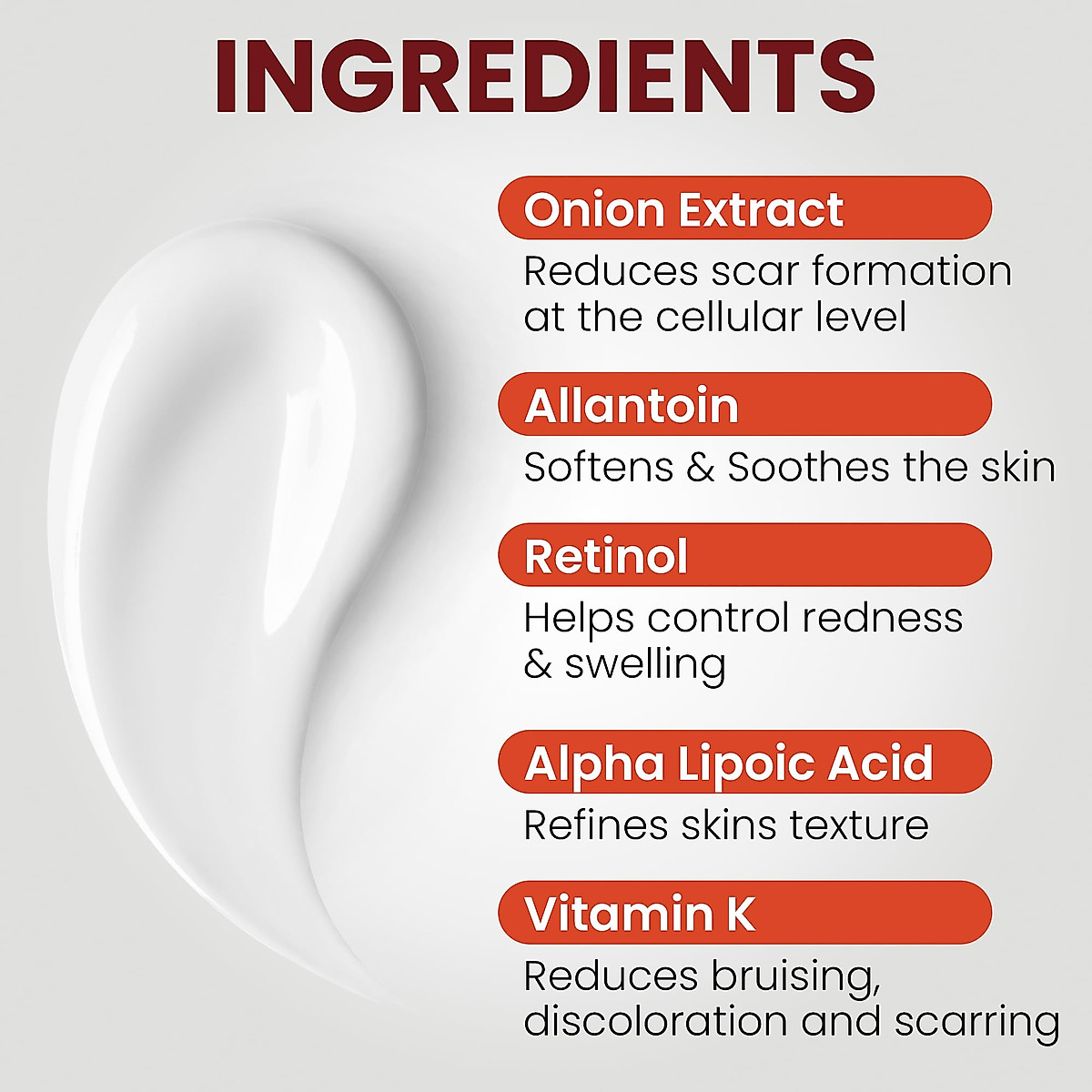 e70 Intensive Healing Scar Cream - Fast Repair Surgical Scars, C-Section, Stretch Marks, Keloids, Burns, Old & New Scars. Vitamins Full - All Skin Types - Reduce Acne Spots Appearance - 2.0 Fl Oz