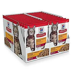 Hill's Science Diet Adult Wet Cat Food, Chicken, 2.8 Ounce (Pack of 24)
