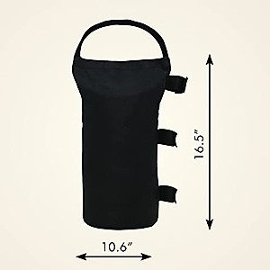 Gardzen Canopy Weights Sand Bags, Sandbags for Weight, Tent Weight Bags Set of 4 for Camping Canopy, Outdoor Patio Shelter Umbrellas