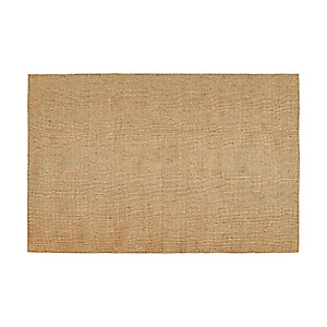 RIANGI Jute Rug - Natural Jute Rugs, Braided Rectangle Jute Rug 4 X 6 Area Rug, Versatile 4x6 Area Rug, Perfect Area Rug 4x6 for Farmhouse Rugs for Living Room - 4x6 Jute Rug