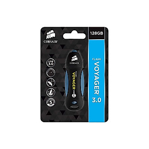 Corsair 128 GB USB 3.0 Flash Voyager Flash Drive, Black