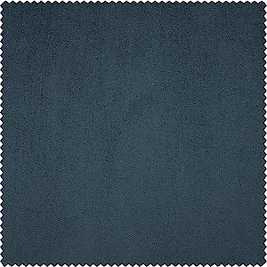 HPD Half Price Drapes Heritage Plush Velvet Grommet Curtains for Bedroom & Living Room 50 X 96, VPYC-161258-96-GR (1 Panel) London Blue