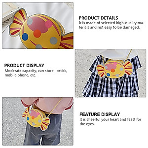 VALICLUD Storage Bag Lovely Candy Shaped Bag Cross Body Pouch Mini Change Purse