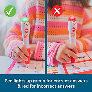 Educational Insights Hot Dots Jr. Let's Master Kindergarten Reading Set, Homeschool & Kindergarten Learn to Read Workbooks, 2 Books & Interactive Pen, 100 Reading Lessons, Ages 5+