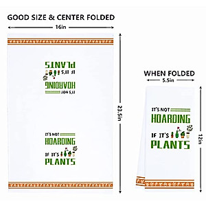 Funny Kitchen Towels, Plant Gifts for Plant Lovers Women Gardener, Funny Birthday Gift for Friend, Plant Mom Lady Gifts, Funny Gardening Gifts, Housewarming Gift