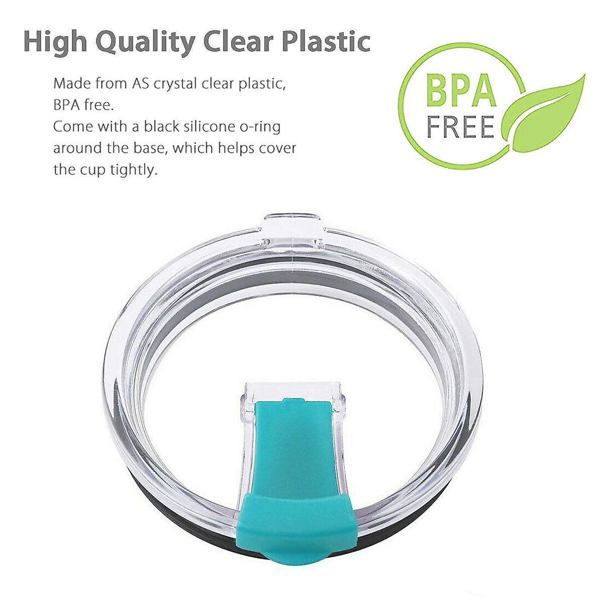 Replacement Tumbler Lids, 30Oz Spill Proof and Splash Resistant Lid For YETI Rambler Tumbler, SOEOR Tumbler, Ozark Trail cup and other brands Vacuum insulation stainless steel Tumblers