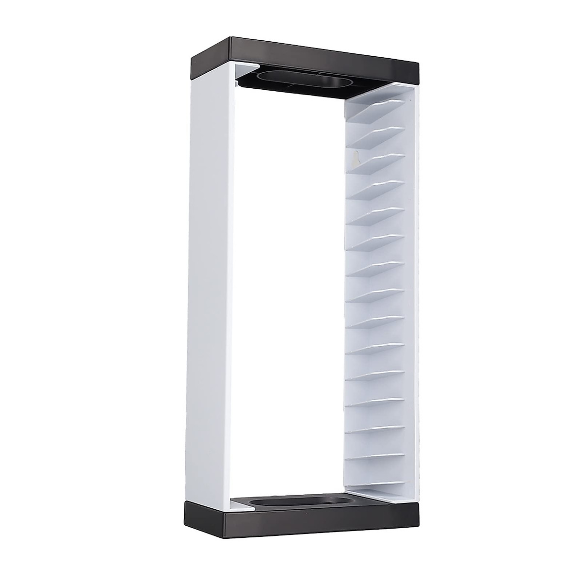 Game Storage Tower for PS5/PS4/Xbox, Wall Mount Video Game Storage Stand 14 CD or Blu-Ray Disks Game Holder Disk Tower