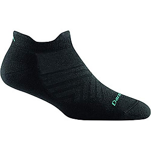 Darn Tough Women's No Show Tab Ultra-Lightweight Running Sock (Style 1052) - Black, Small