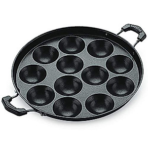 Shourya Trading Non Stick Appam Pan,Appam Maker,12 Pits Appam Maker, Nonstick Appam Pan,Appa Chetty Paniyaram Pan Patra,Tawa Non Stick