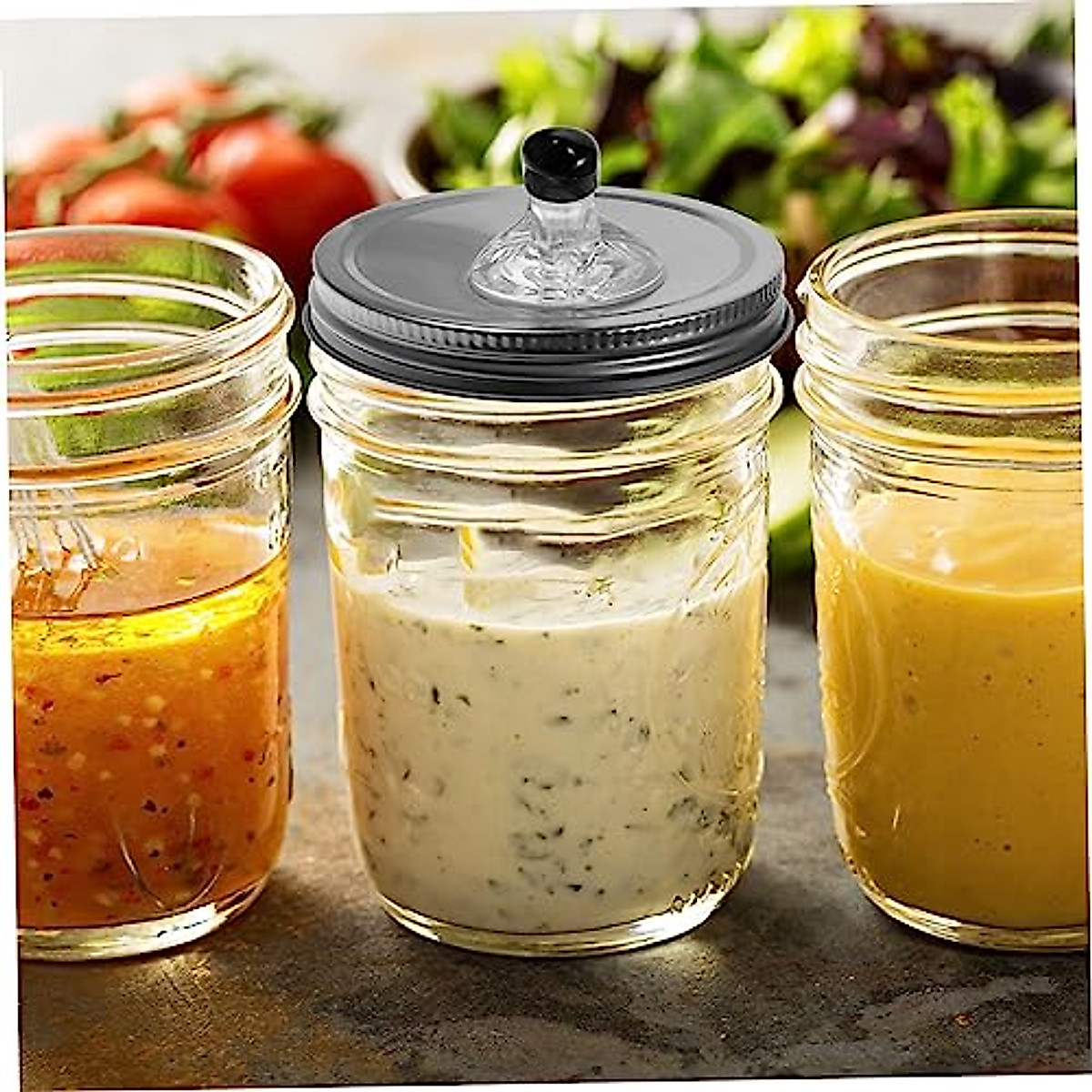 JOINPAYA 2 Set Acrylic shaker pour spout covers drinks spout cover boxed Mouth cover dispenser pouring spout oil tank can wine pourer mason jar liquid nozzle Spout beverages