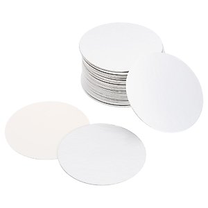 PATIKIL 65mm/2.56" Aluminum Foil Cap Liner, 150 Pack Resistant Tamper Induction Heat Sealer Sealing Liners for PET Plastic Bottle Jar Lid