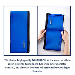 WETOZON Pool Handrail Cover | 8Feet by 1.9 inch Diameter, Royal Blue | Swimming Pool Hand Rail Cover Blue Grip for Pool Handrails Pool Rail Covers Pool Railing Cover