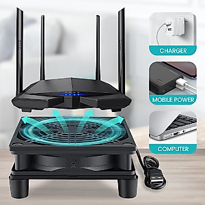 Wathai Cooling Case Fan for Receiver DVR Xbox TV Box Router 120mm x 25mm 5V USB Power