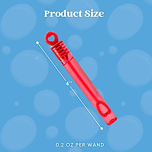 JOYIN 102 Pcs 6 Colors Mini Bubble Wands Bulk Party Favors Assortment Toys for Kids, Carnival Prizes, Wedding, Outdoor Gifts for Girls & Boys, Easter Basket Stuffers Goodie Gift Bag Stuffer Fillers