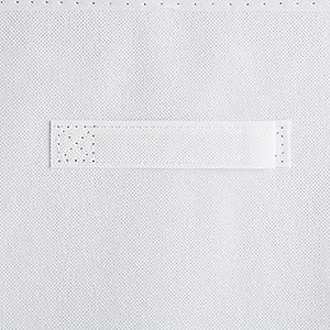 DII Non Woven Fabric Storage Bin Collection Collapsible Organizer Cube, Large Set, 11x11x11, White, 4 Count