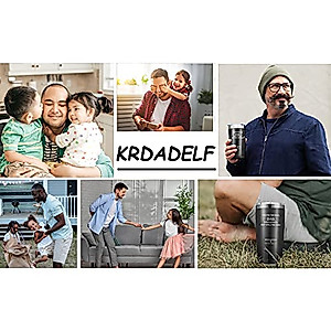 KRDADELF Dad Birthday Gifts from Daughter Son kids, 20oz Best Dad Wine Tumbler for Dad Who Wants Nothing Pocket Watch For Men Who Have Everything Gifts Idea for Fathers Day Christmas