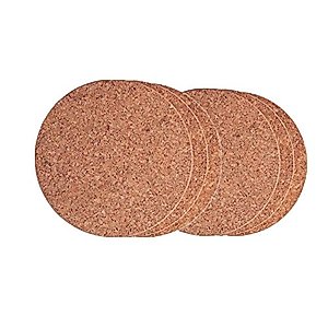 HAPPY COASTER CARDS Cork Trivet Heat 7"(Pack of 6)