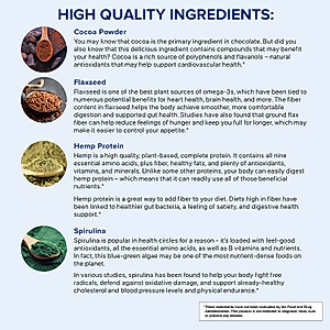 Gundry MD® Pro Plant Complete Shake™ High-Fiber Plant Protein Blend, 20 Servings (Chocolate)