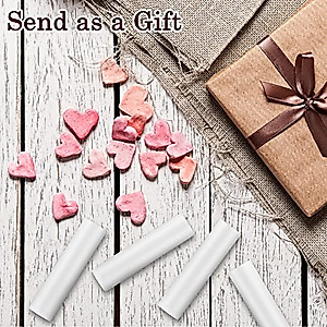 100 Pieces Bulk Lip Balm Moisturizing Lip Balm Original Beeswax Lip Cream Stocking Stuffers Add Your Own Labels for Gifts Baskets Business Branding Men and Women, White (Lemon)