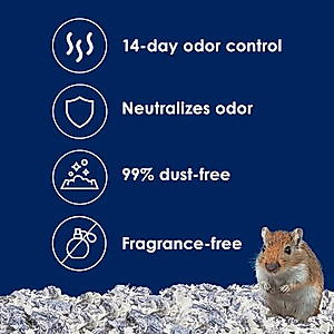 Kaytee Clean & Cozy Extreme Odor Control Bedding for Pet Guinea Pigs, Rabbits, Hamsters, Gerbils, and Chinchillas, 24.6 Liters