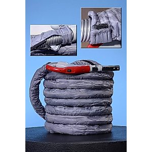 Central Vacuum Hose Cover - 35-37 ft - Paded Machine Washable Universal Cover