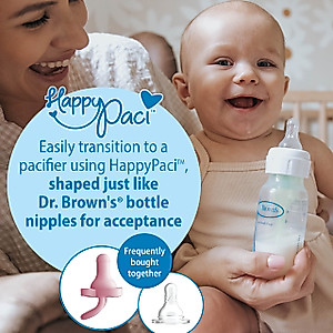 Dr. Brown's Natural Flow Baby Bottle Narrow Nipple - Transition Level T - 6pk - 0m+