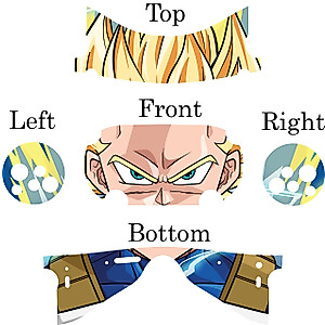 Dragon Prince Anime Eyes Skin for Oculus Quest 2 – VR Headset and 2 Controllers | Protective, Smooth, Laminated Vinyl with Strong Adhesive | Easy Installation and adjustability | Made in The USA