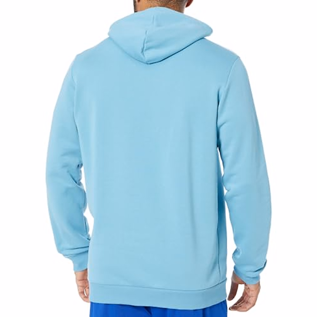 adidas Men's Essentials Fleece 3-stripes Hoodie, Preloved Blue, Small